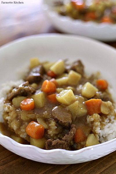 Korean Curry Rice - Farmette Kitchen