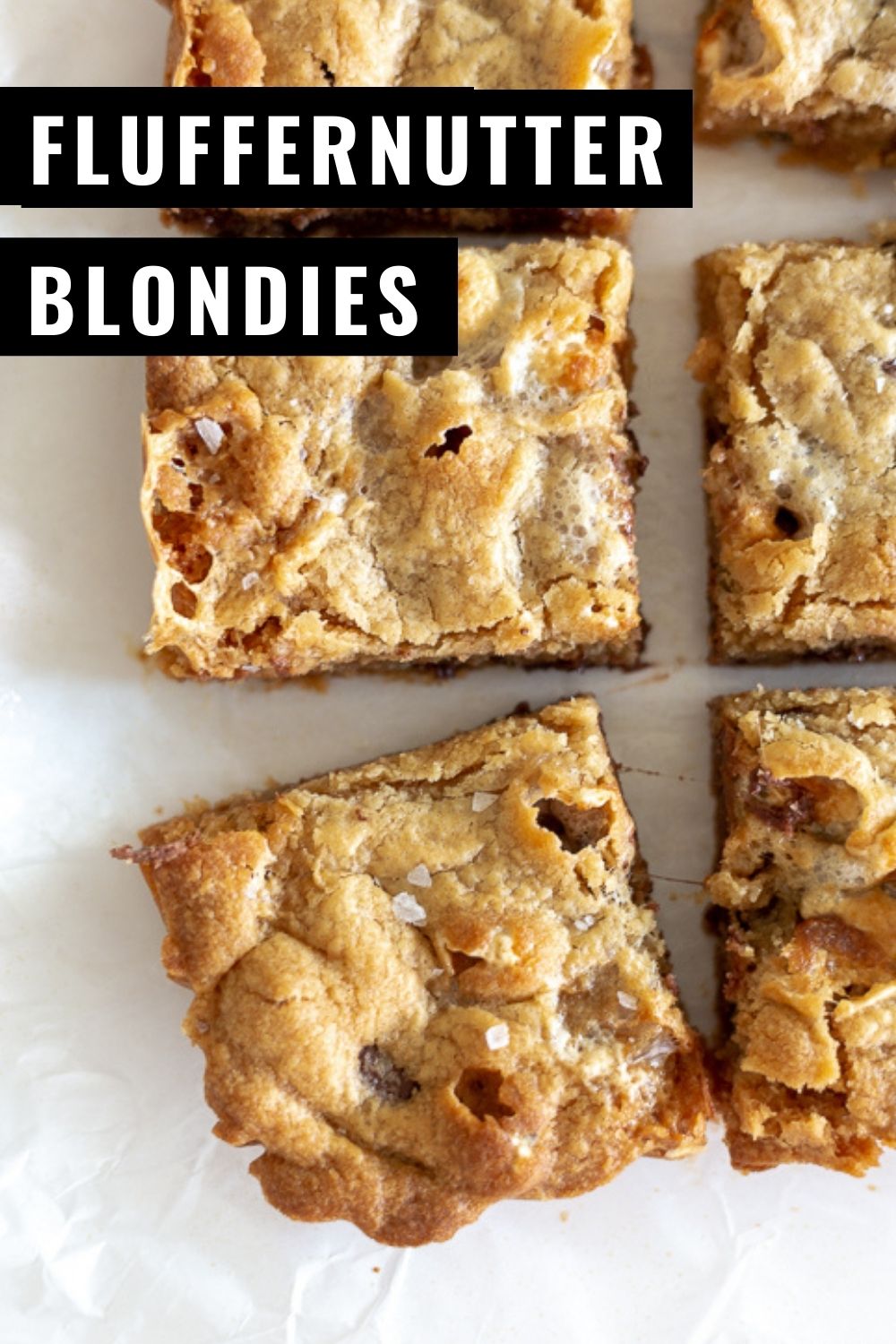 Fluffernutter Blondies - Farmette Kitchen
