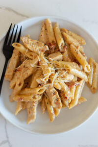 Creamy Tuscan Chicken Pasta - Farmette Kitchen